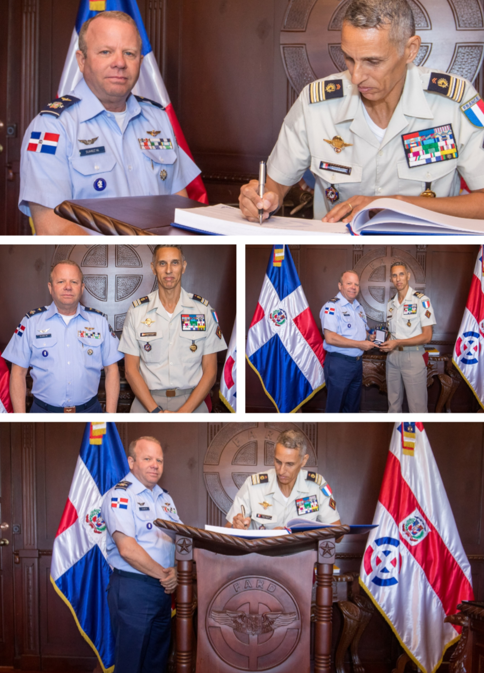 Mayor general piloto Floreal Suárez Martínez, FARD, recibe visita de ...